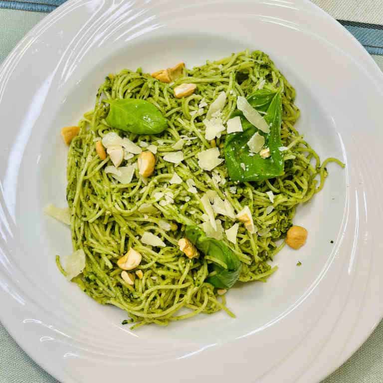 Pasta With Fresh Basil Pesto